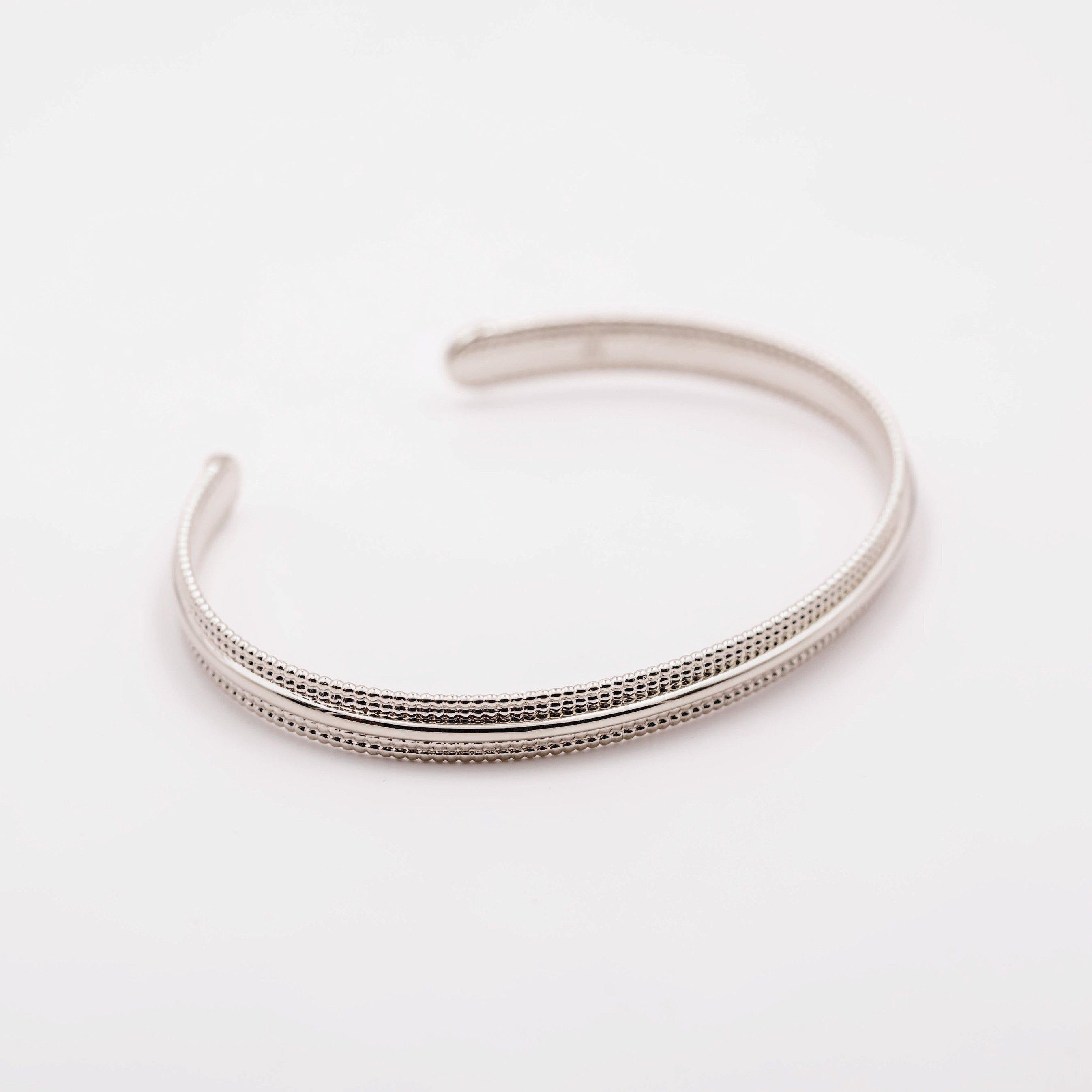 Jonc bracelet argent - Le Loyal – Who We Are